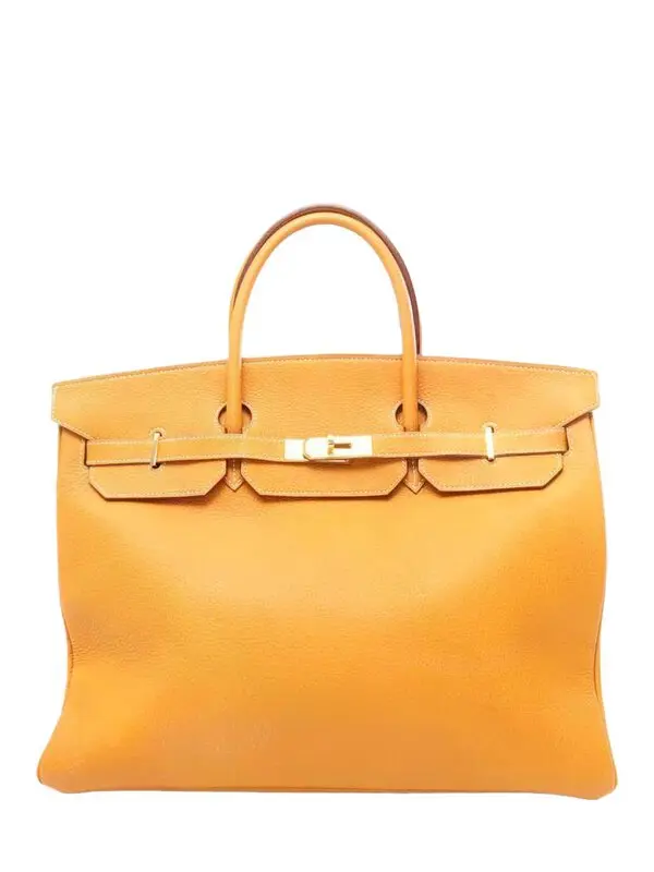 Hermès 2000 Togo Birkin Retourne 40 Handbag - Yellow