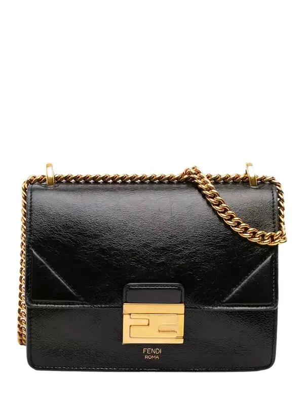 Fendi Kan U Crossbody Bag - Black