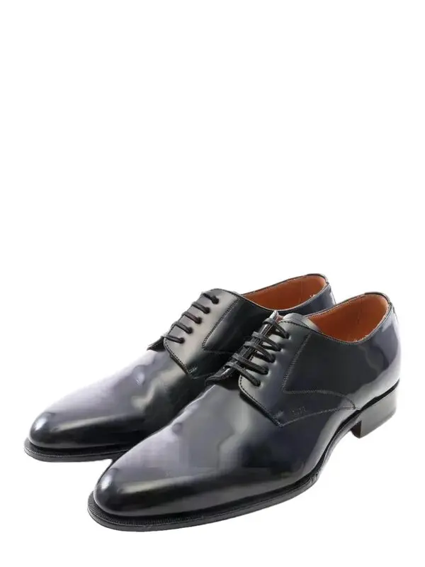 Dior Lace-up Leather Shoes - Black