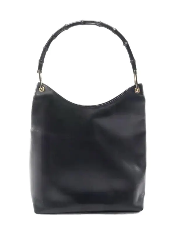 Gucci 2000s Bamboo Shoulder Bag - Black