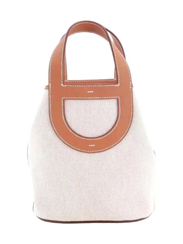 Hermès In-the-loop Bag Clemence With Swift 18 Bucket Bag - Brown