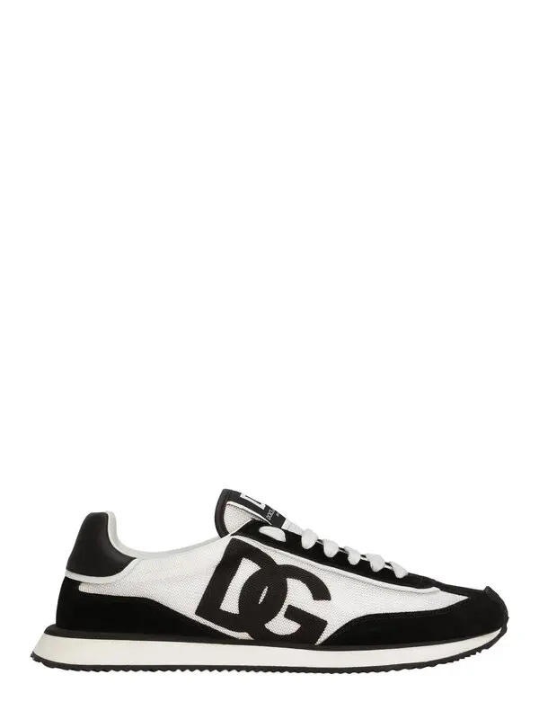 Dolce & Gabbana Mixed-material Dg Cushion Sneakers - Multicolor