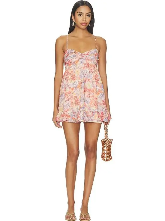 LOVERS AND FRIENDS Christine Mini Dress In . Also - Multi