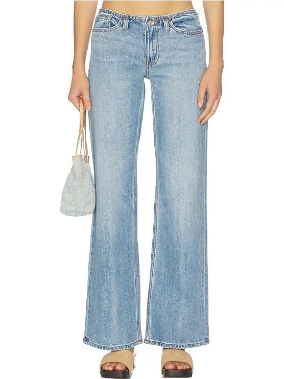 Good American Ghost Waist Low Loose Jean In . Also - Blue