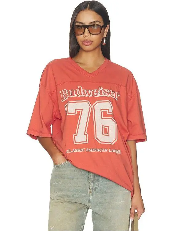 Junk Food King Of Beers 99 Tee In . Also - Red