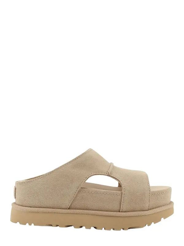 UGG W Goldenstar Suede Sandals - Beige