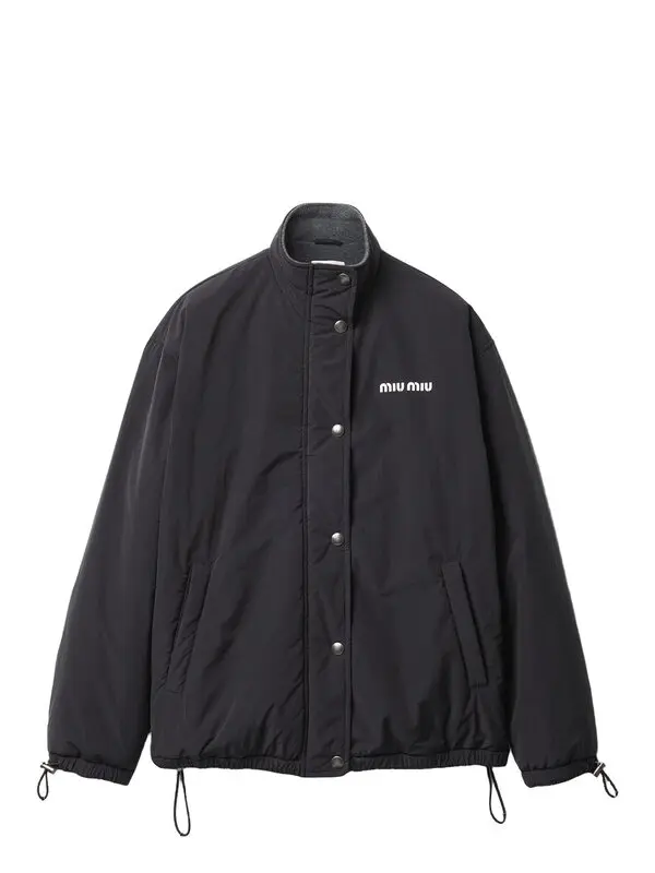 Miu Miu Fleece Lined Jacket - Black