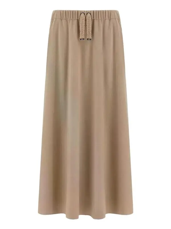 Herno Resort A-line Maxi Skirt - Neutrals