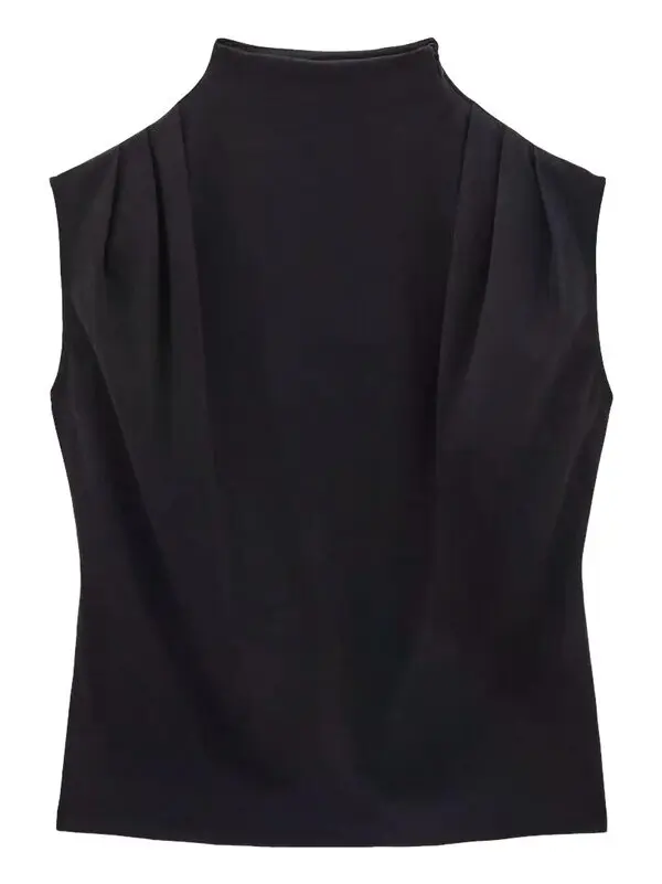 Ba&sh Draped High-neck Sleeveless Top - Blue