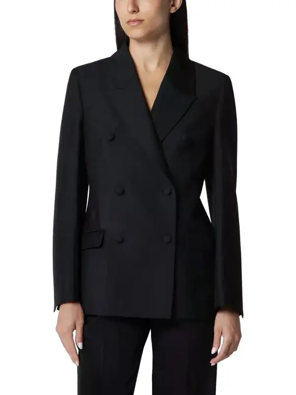 RÓHE Double-breasted Blazer - Black