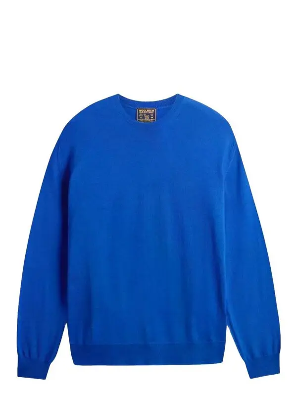 Woolrich Extra-fine Merino Wool Sweater - Blue