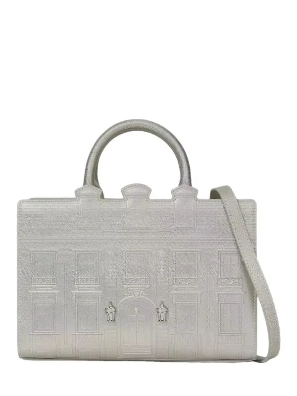 Karl Lagerfeld Rue St-guillaume Maison Satchel Bag - Silver