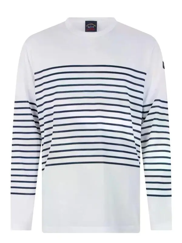 Paul & Shark Striped Long-sleeve T-shirt - White