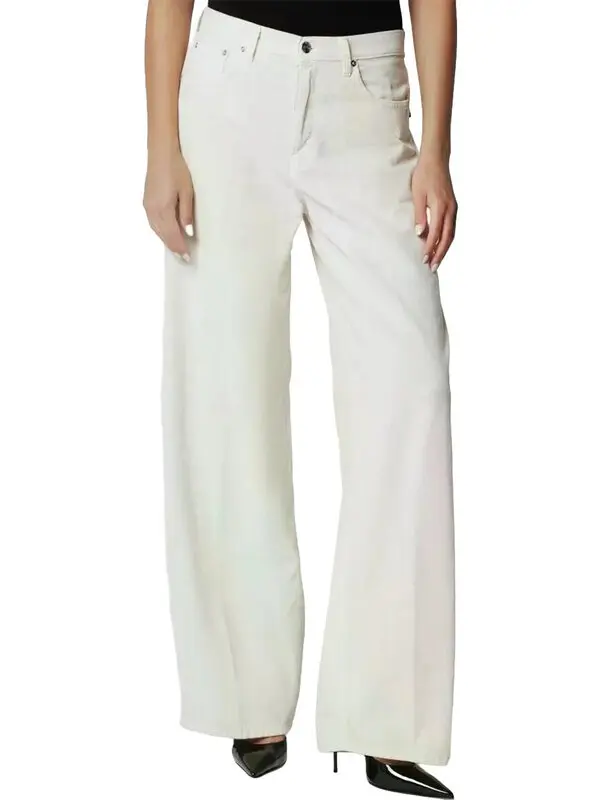 HAIKURE Bethany Wide-leg Jeans - Neutrals