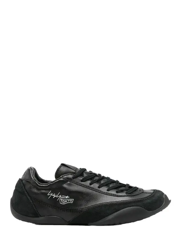 Y3 Panelled Logo-print Sneakers - Black