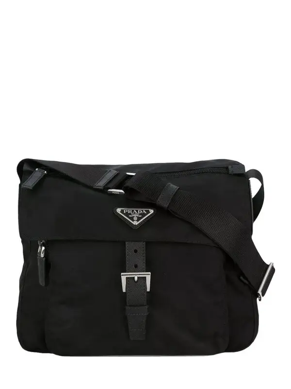 Prada Buckle-fastening Cross Bag - Black