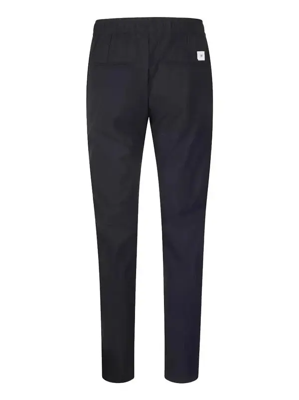 PMDS PREMIUM MOOD DENIM SUPERIOR Logo Patch Elasticated Waist Trousers - Black