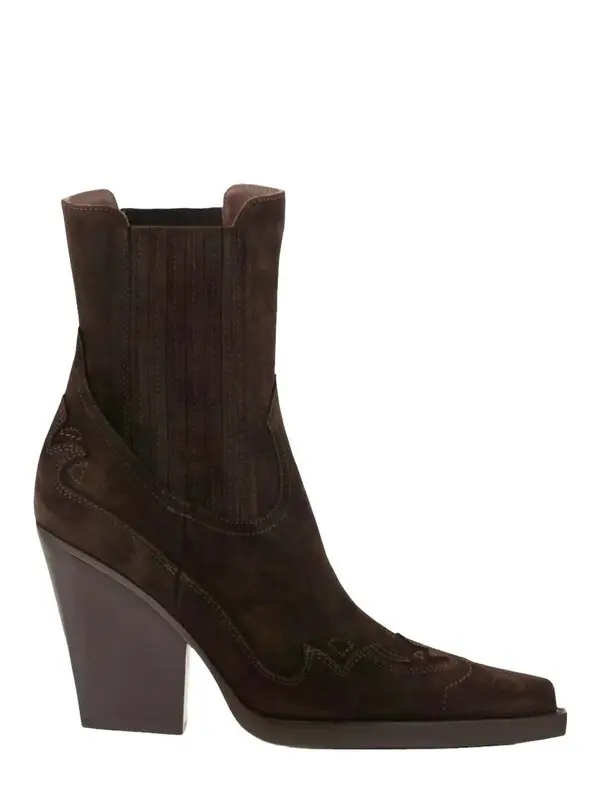Paris Texas Dallas Ankle Boots - Brown
