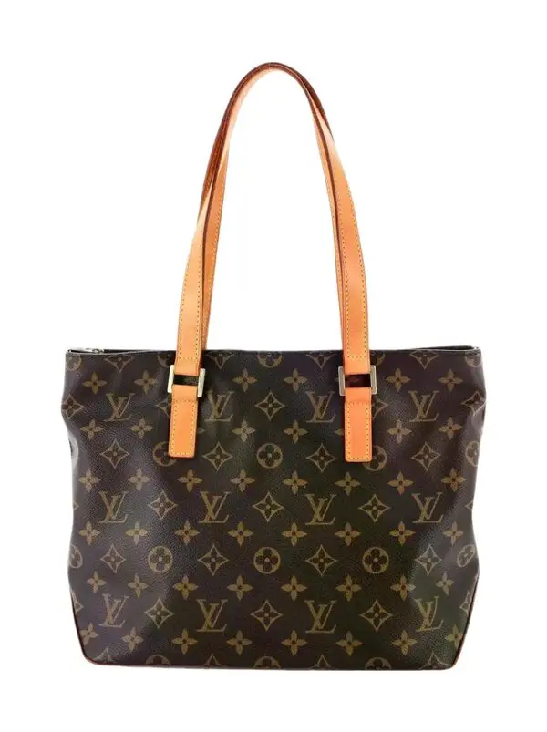 LOUIS VUITTON Cabas Piano Monogram Canvas Tote Bag - Brown