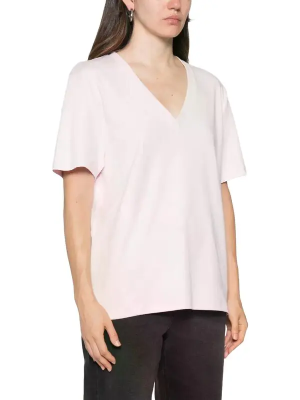 MAISON123 V-neck T-shirt - Pink