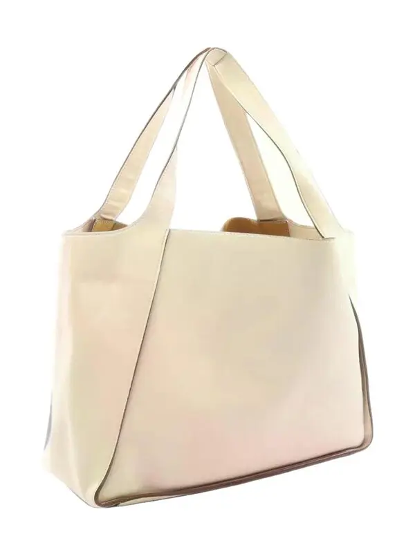 Stella McCartney 2000s White Logo Tote Bag - Neutrals