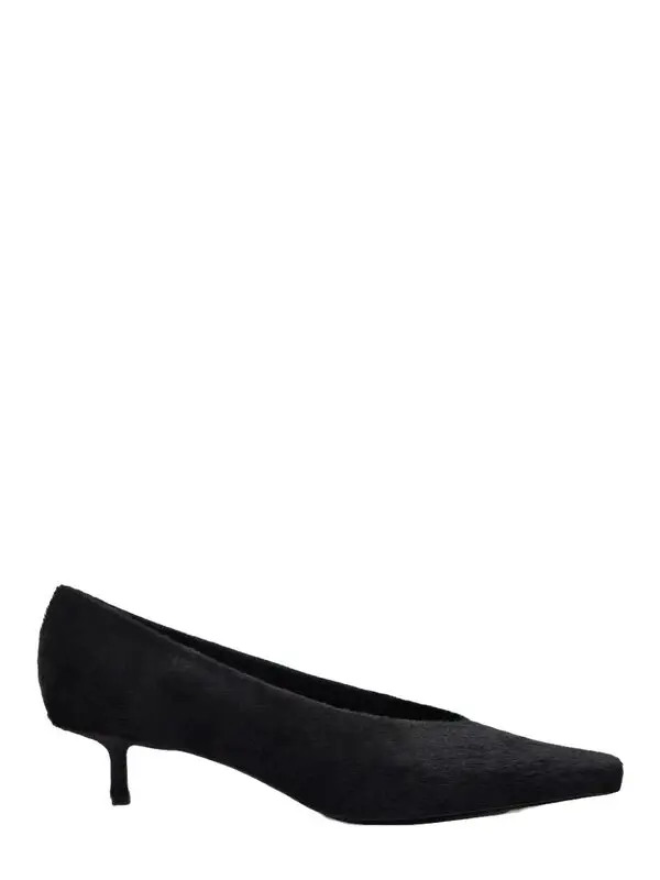 Loulou De Saison Helen Pony-effect Pumps - Black