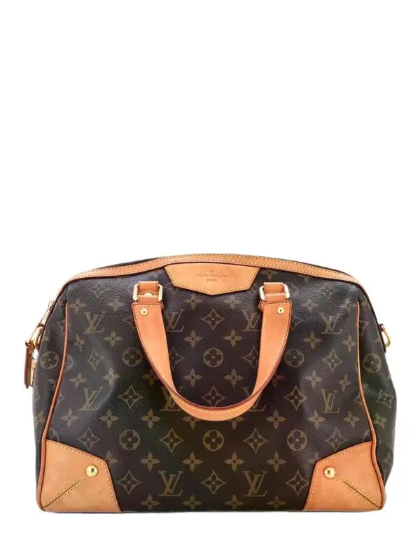 LOUIS VUITTON Retiro Handbag Monogram Canvas Pm Satchel - Brown