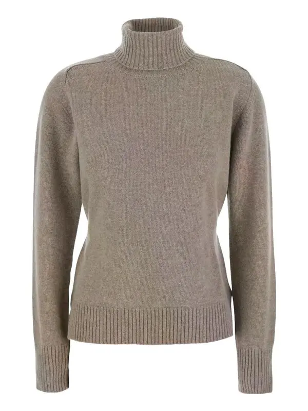 P.a.r.o.s.h Turtleneck Belted Sweater - Neutrals