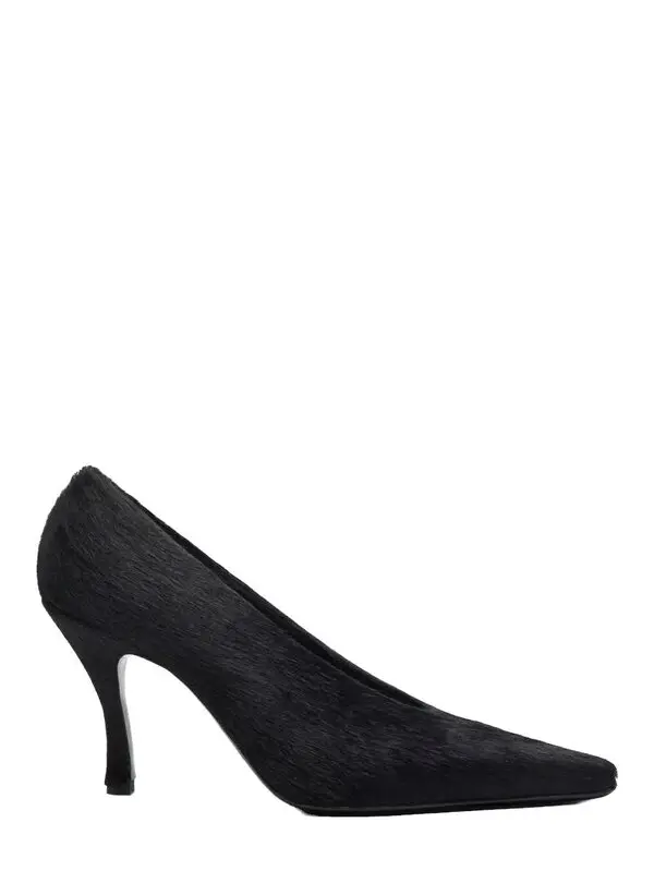 Loulou De Saison Pippa Pony-effect Leather Pumps - Black
