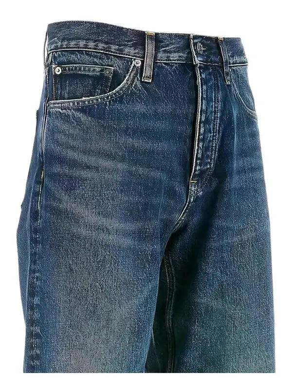 SUNFLOWER Loose-fit Cotton Jeans - Blue