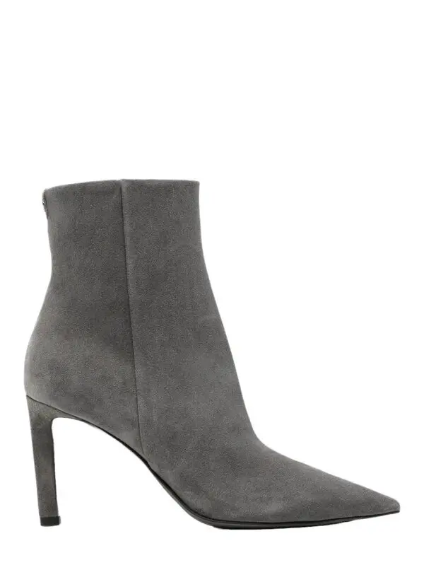 JIMMY CHOO Frankie Stiletto Heel Ankle Boots - Grey