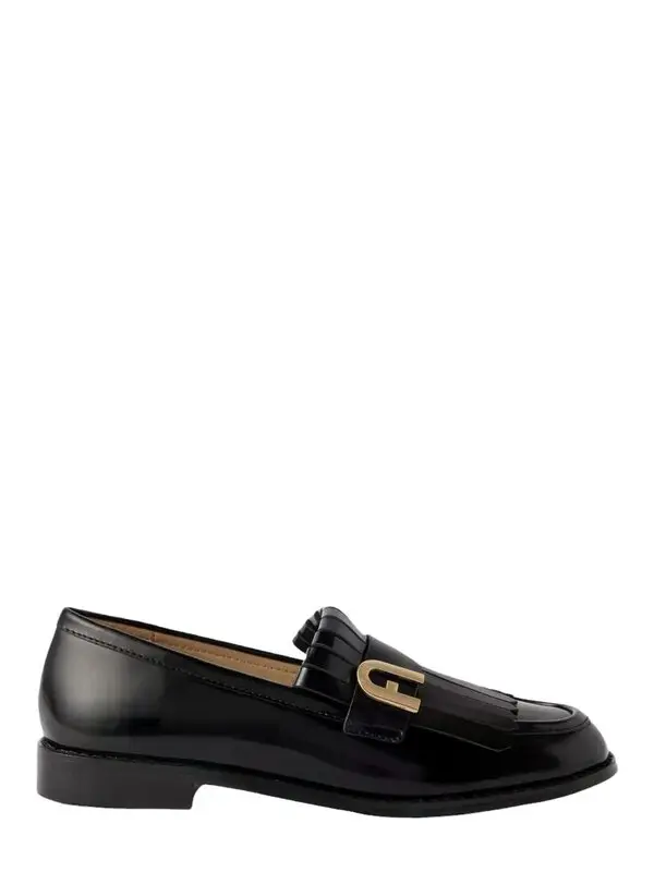 Furla Lidia Loafers - Black
