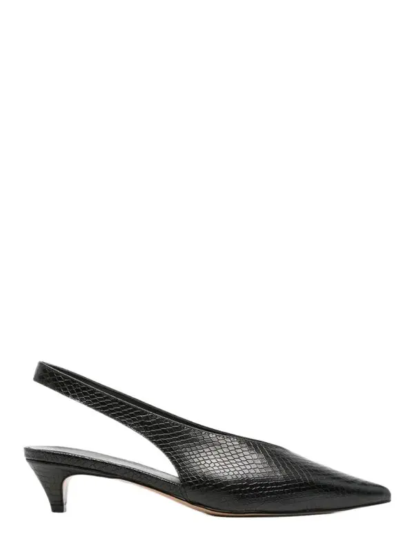 TWINSET Pointed-toe Slingback Pumps - Black