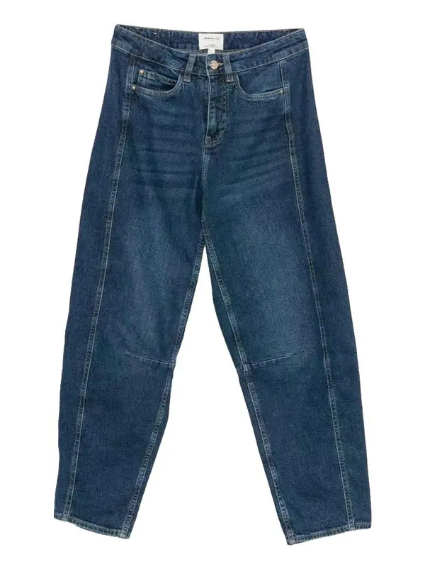 MAISON123 Robinson Panelled Straight-leg Jeans - Blue