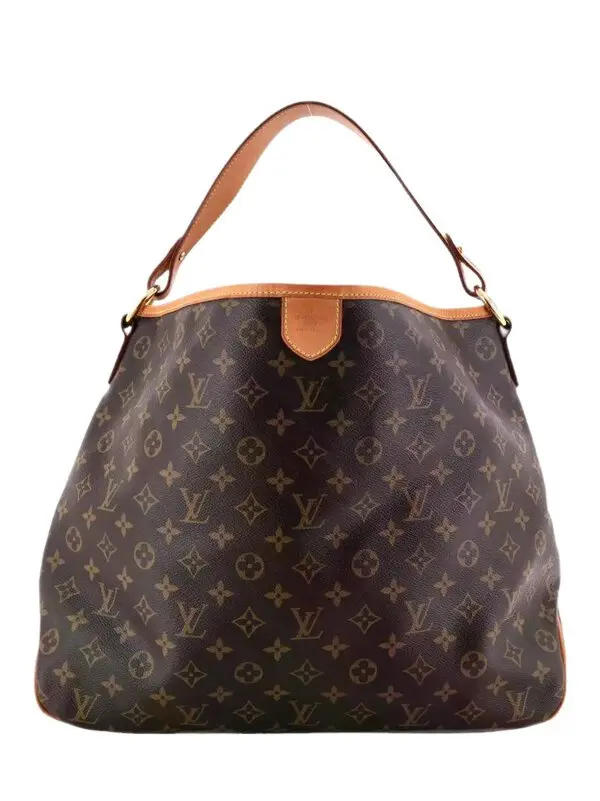 LOUIS VUITTON Delightful Handbag Monogram Canvas Mm Hobo Bag - Brown