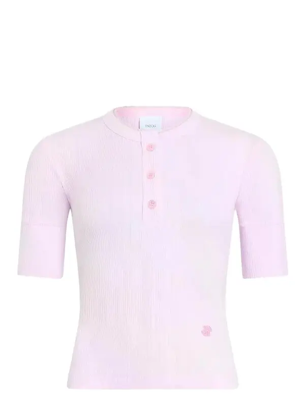 PATOU Buttoned T-shirt - Pink