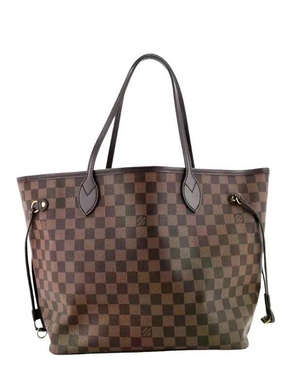 LOUIS VUITTON Damier Neverfull Mm Tote Bag - Brown