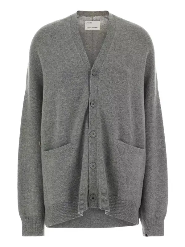 Extreme Cashmere Oversized Knitted Cardigan - Grey