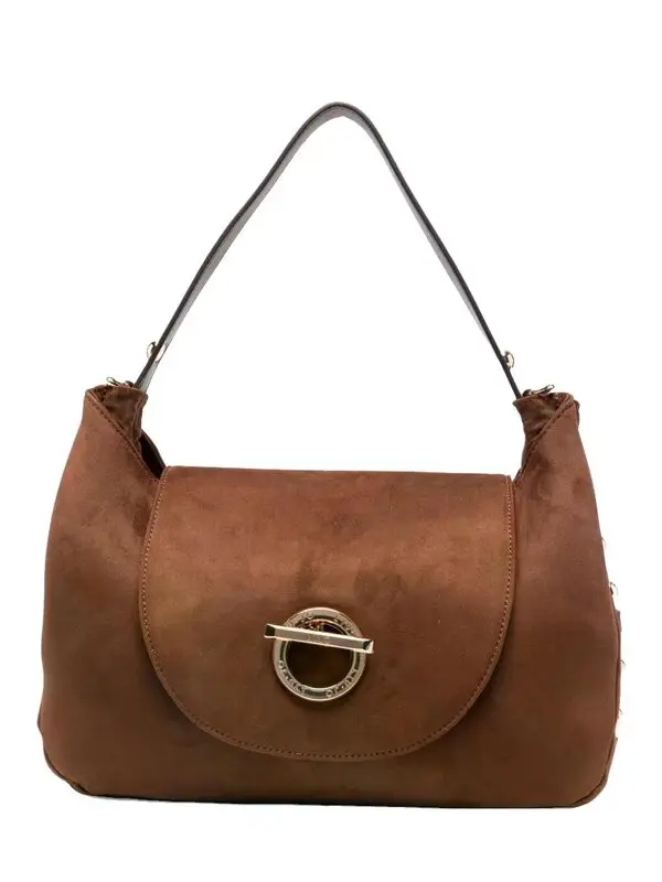 Liu Jo Stud-embellished Twist-lock Shoulder Bag - Brown