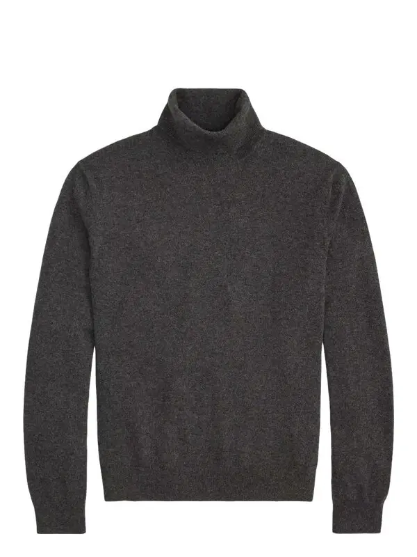 Ralph Lauren Purple Label Cashmere Turtleneck Sweater - Grey