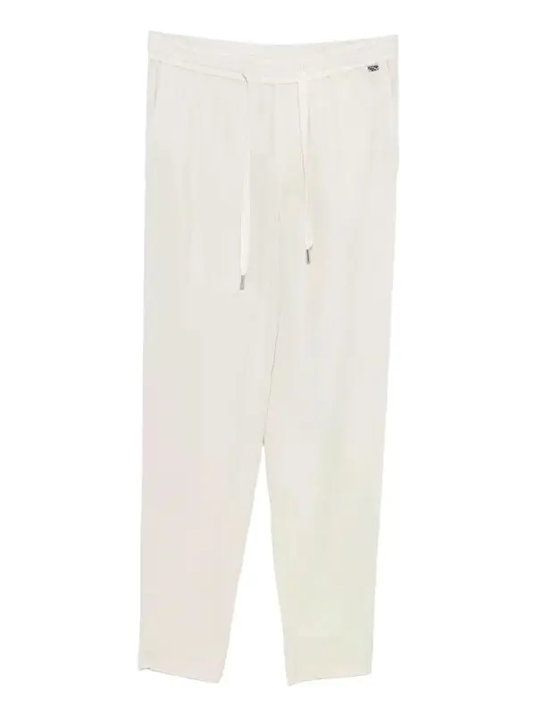 MARCCAIN Rhodos Drawstring Elasticated-waist Trousers - Neutrals