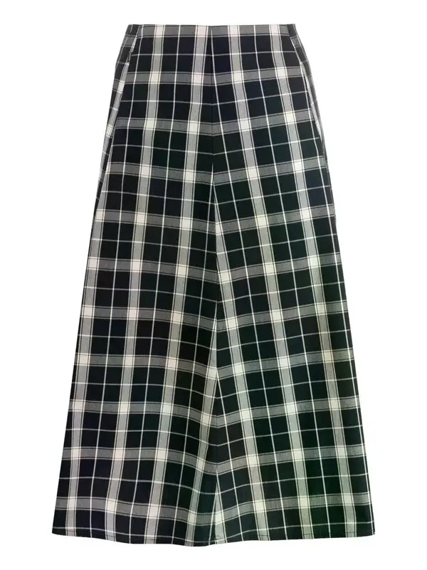Woolrich Tartan-print A-line Skirt - Blue