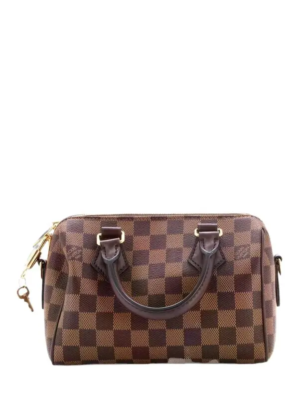 LOUIS VUITTON Speedy Bandouliere Bag Damier 20 Satchel - Brown