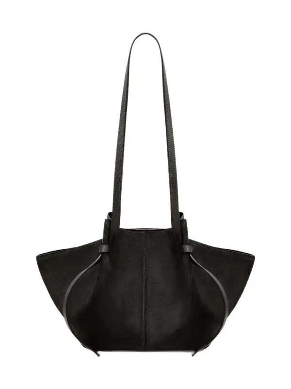 Yuzefi Mochi Suede Shoulder Bag - Brown