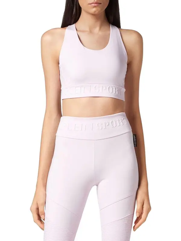 PLEIN SPORT Racerback Sports Top - Pink