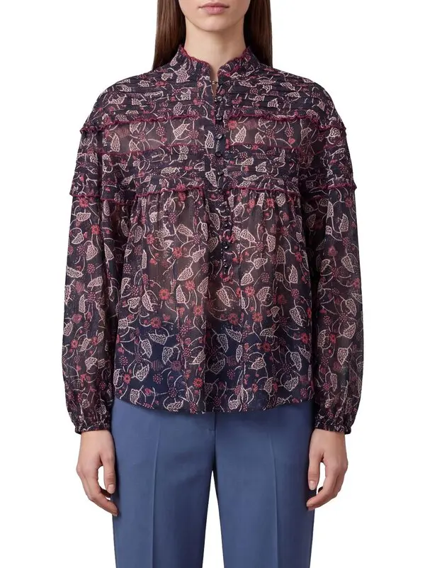 Isabel Marant Étoile Floral Print Blouse - Black