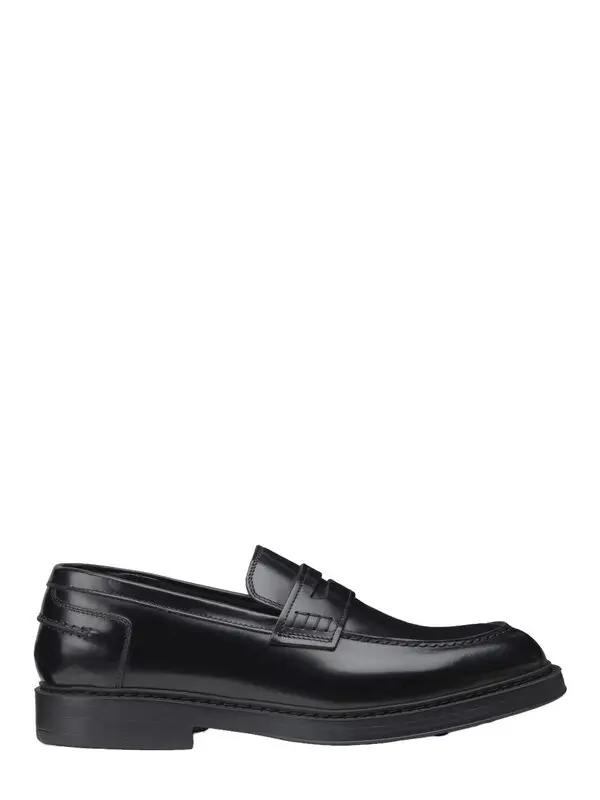 DOUCAL'S Leather Loafers - Black