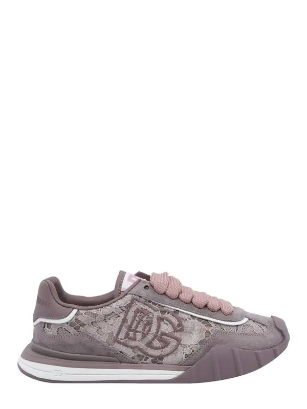 Dolce & Gabbana Lace Trainers - Violet