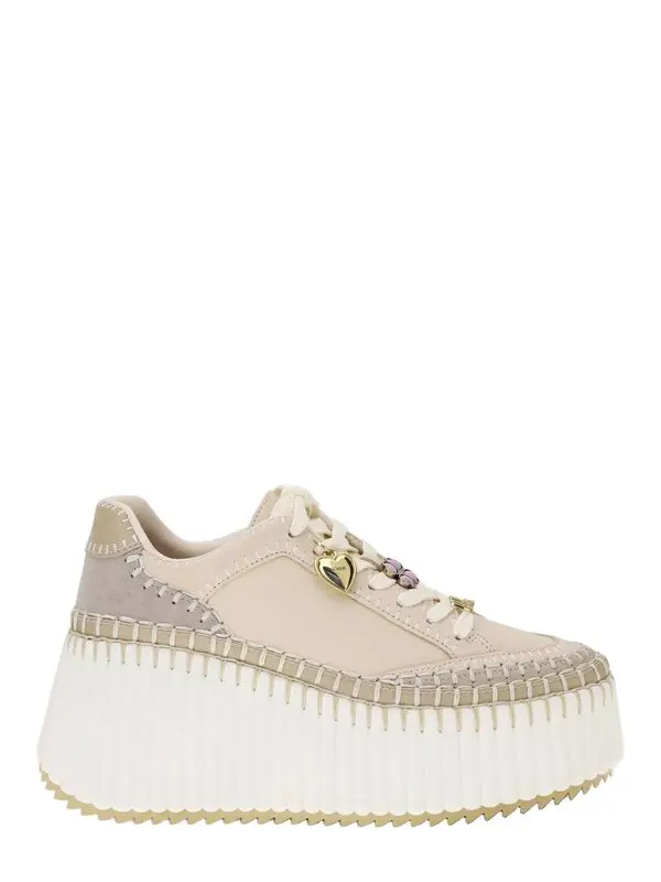 Chloé Platform Sneakers - Grey