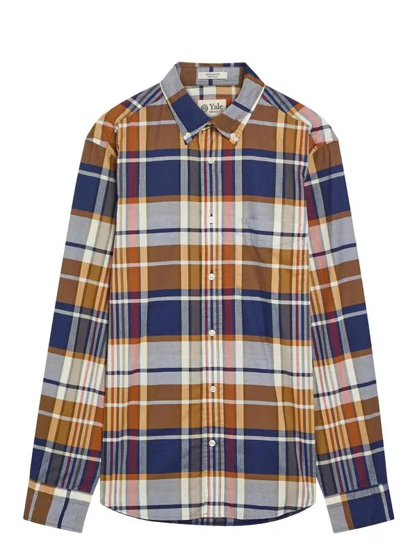 Gant Yale Checked Cotton-poplin Shirt - Multicoloured 1